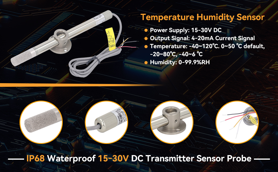 Amazon.com: Temperature Humidity Sensor,FG6020 Temperature Transmitter ...