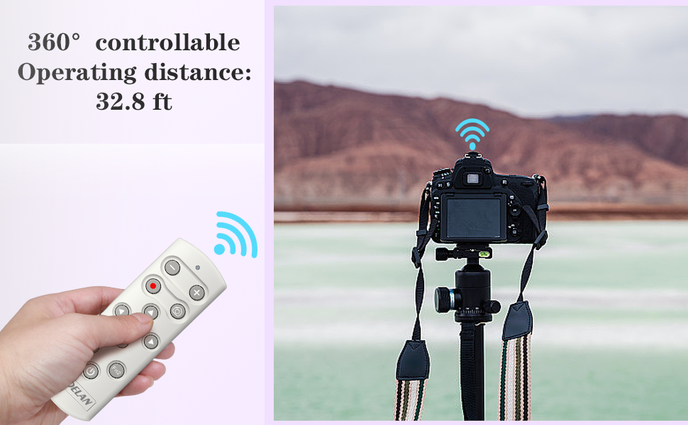 Amazon.com : AODELAN Camera Remote Control Wireless Shutter Release for Nikon COOLPIX P1000 P950 ...
