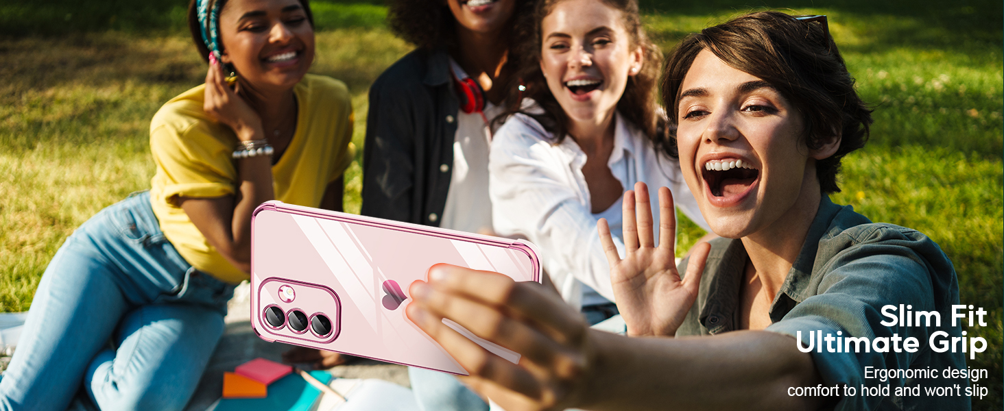 Amazon.com: LeYi for Galaxy A26-5G Phone Case: with Tempered Glass Screen Protector [2 Pcs ...