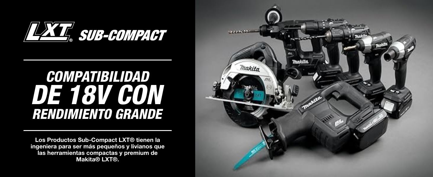 Amazon.com: Makita XT1001SM 18V LXT® Litio-Ion Inalámbrico 10-Pc. Kit combinado de carpintería ...