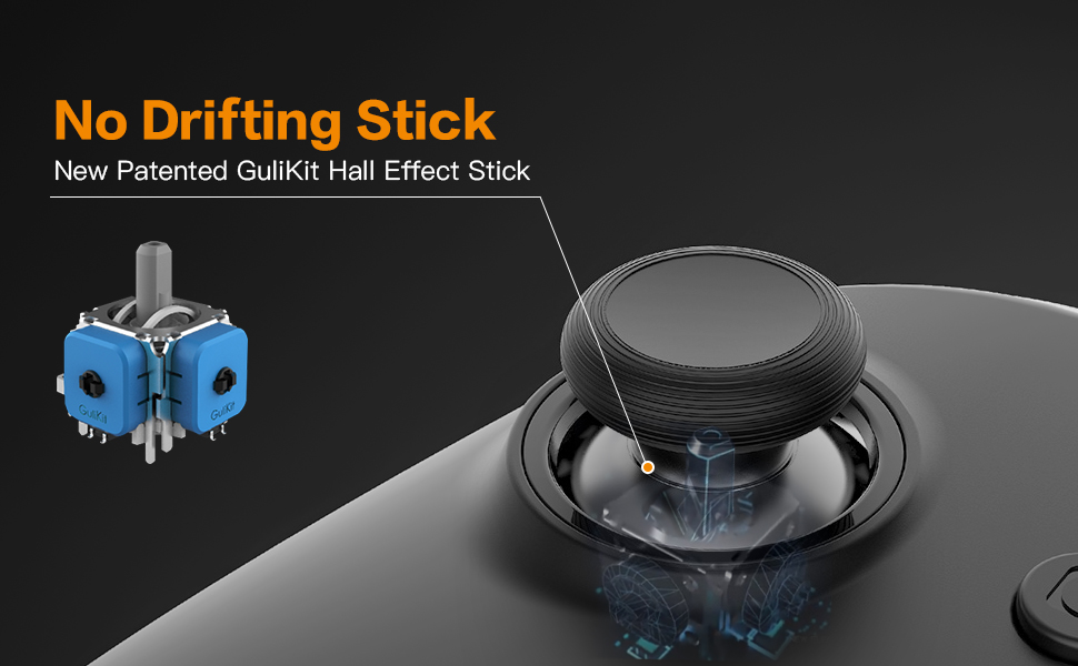 Amazon.com: GuliKit Kingkong 2 Pro Controller, [No Drifting] Wireless Hall Effect Controller ...