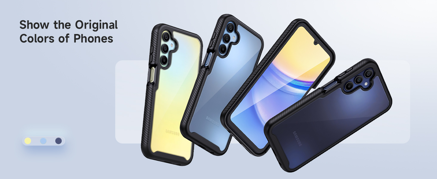 seacosmo for Samsung A15 Case, Galaxy A15 Cover [with Screen Protector] Full Body Shockproof ...