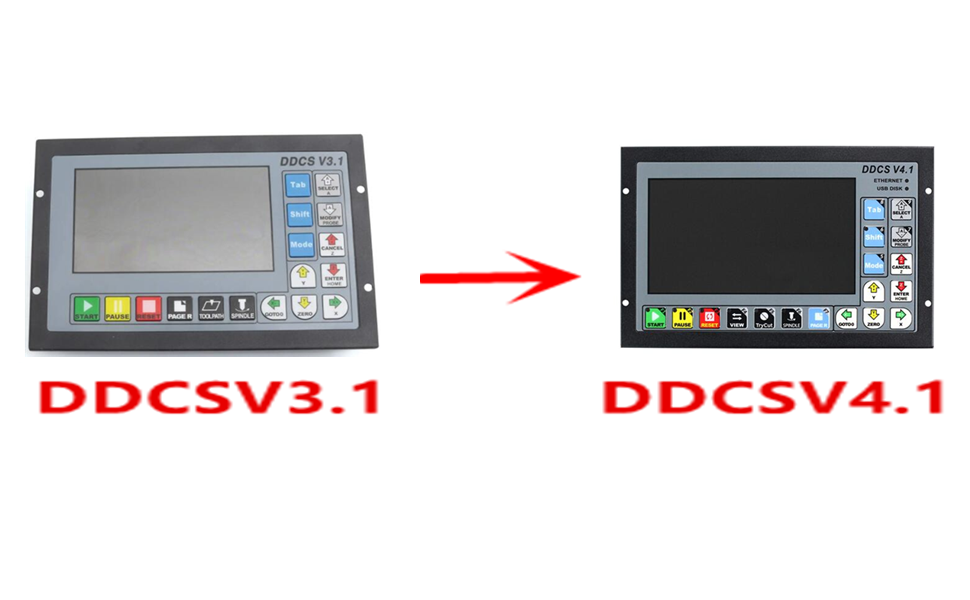 Amazon.com: Upgrade DDCSV4.1 CNC Controller 4 Axis 500KHz Offline Stand Alone PLC System Read G ...