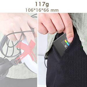 Video Light LED with Clip, Camnoon Selfie Streaming Light with 120 LED Beads 1000Lux, 2500K ...