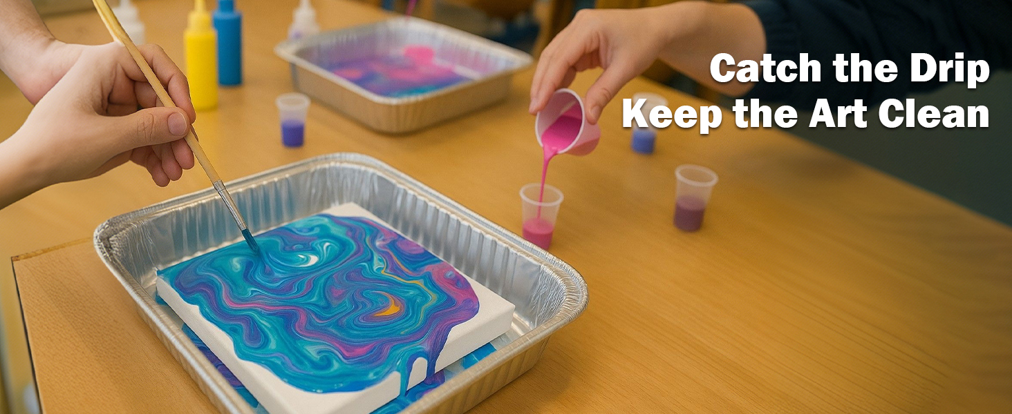 Amazon.com: GrillChef Aluminum Foil Pans with Lids, Disposable 9x13 Baking Pans, 25 Pack Tin ...