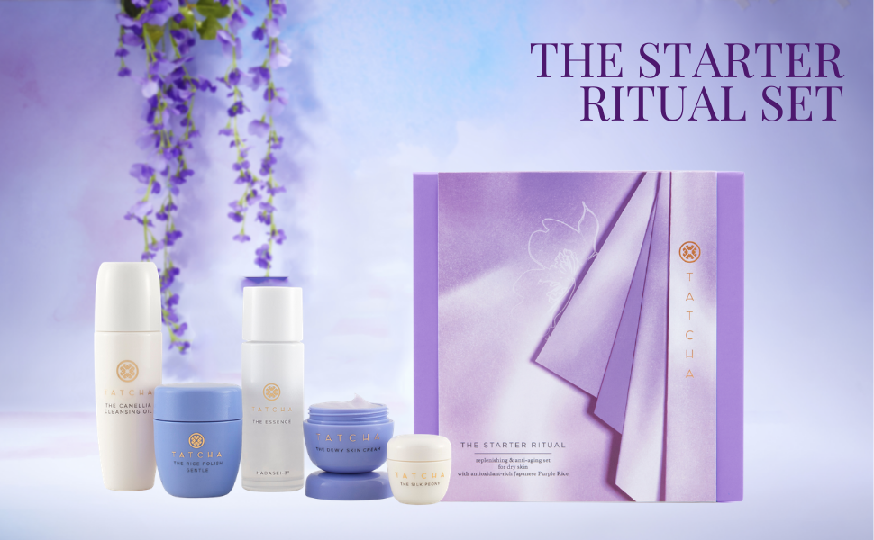 Amazon.com: Tatcha The Starter Ritual Set - Ultra Hidratante para Piel Seca | Set Introductorio ...
