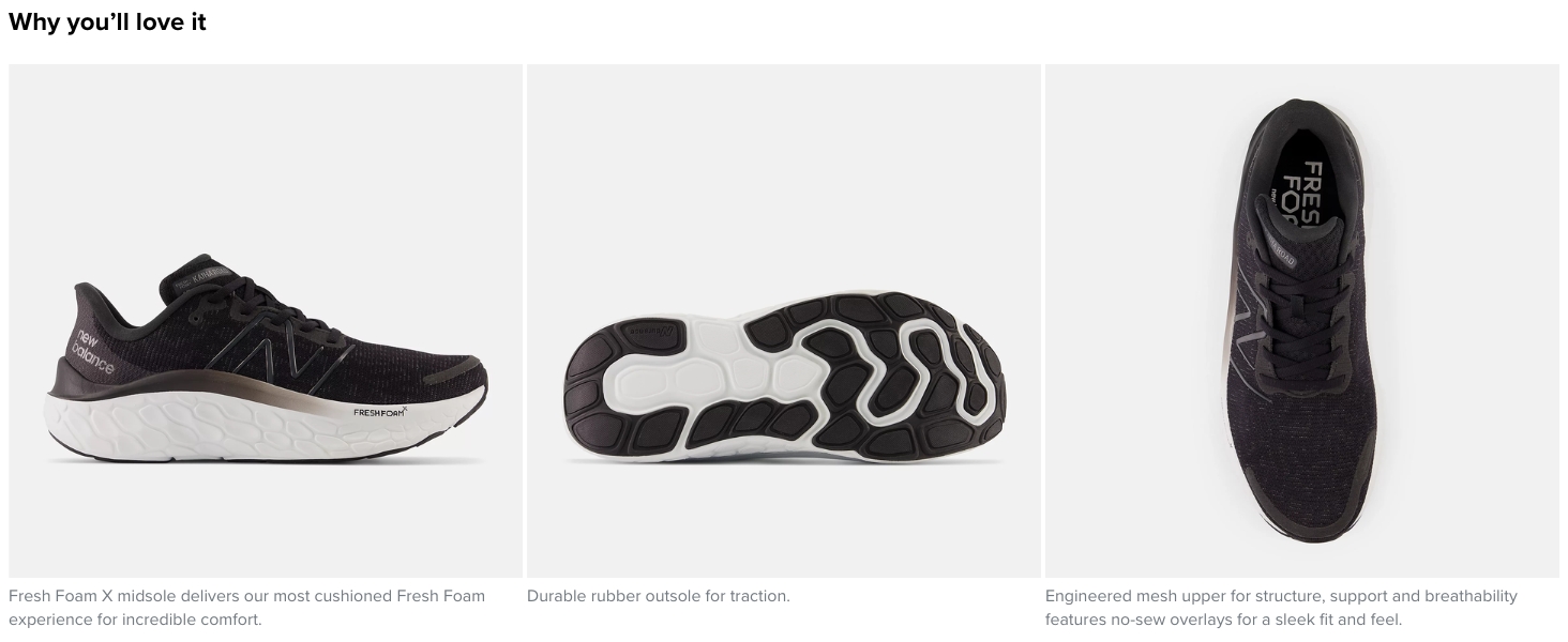 Amazon.com | New Balance Men's Fresh Foam X Kaiha Road V1 Running Shoe, Black/Phantom/Dark ...