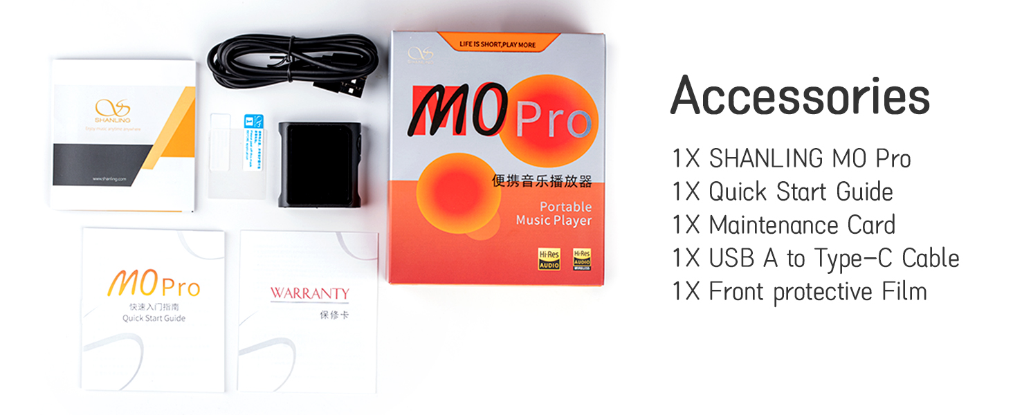 Amazon.com: SHANLING M0 Pro MP3 Player with Bluetooth，Hi-Res Portable ...