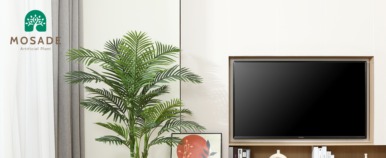 Amazon｜MOSADE ヤシの木 プレミアム 光触媒 フェイクグリーン ※鉢は取り外し不可 人工 観葉植物 観葉樹 フェイク 造花 室内 大型 簡単保养 水やり不要 害虫駆除不要 室内 ...