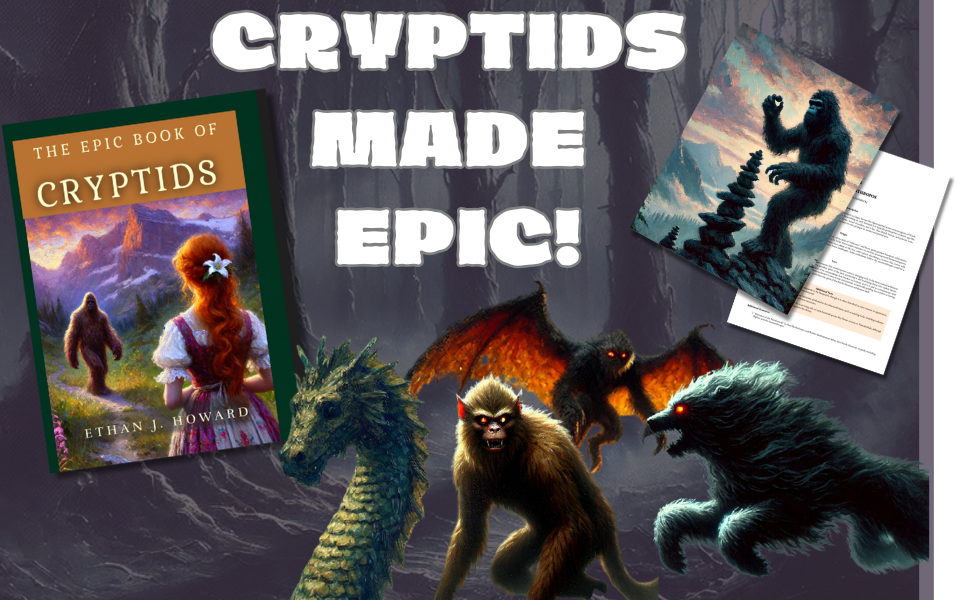 The Epic Book of Cryptids: The Ultimate Guide to over 90 Mysterious Creatures with Beautifully ...