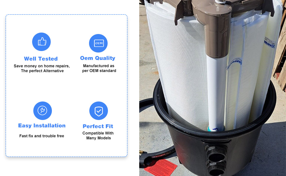 Amazon.com: RO6G DEX2422Z2 Filter Seal Gasket Replacement Hayward Pool Filter O-Ring DE2420 ...