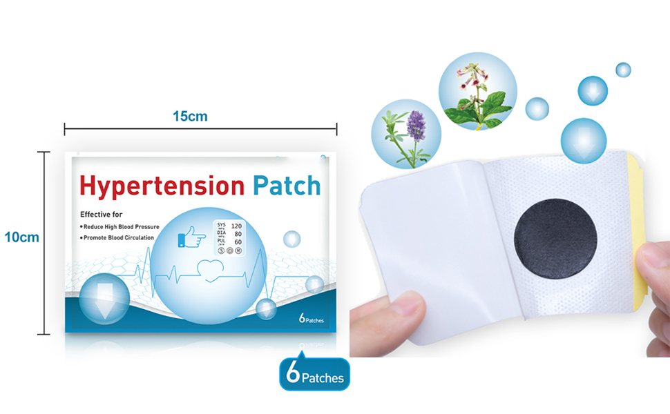 Amazon.com: Dioche Hypertension Patch, Blood Pressure Treatment Patches ...
