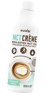 Nutribe MCT Crème 300ml, Émulsion MCT C8 C10, 3X plus de cétones - Fabriquée en France : Amazon ...