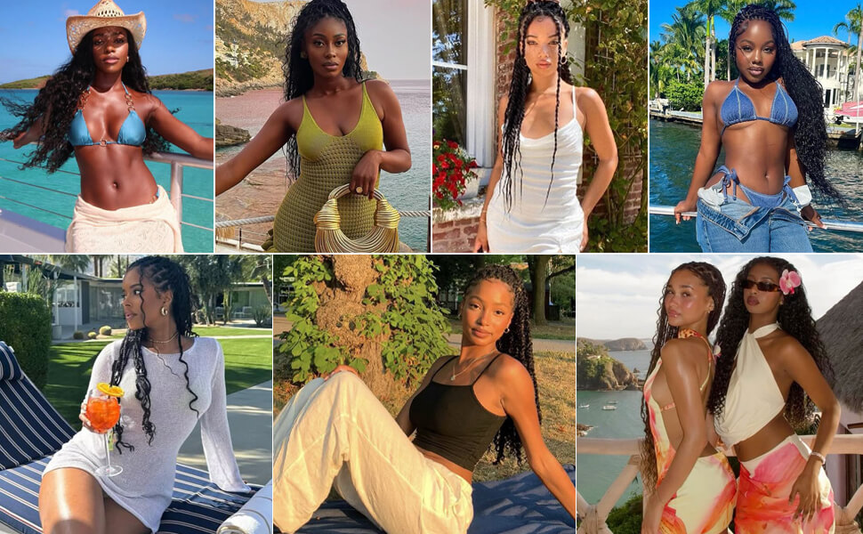 Amazon.com : Human Braiding Hair 12A Deep Water Wave Bulk Human Hair for Braidng 110g 18 Inch ...