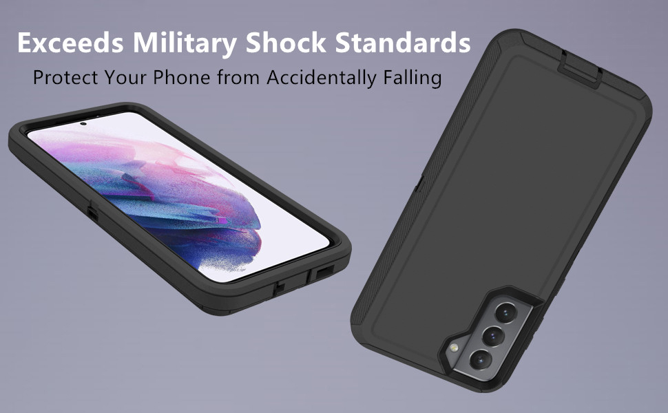 for Samsung Galaxy S21 Case, Heavy Duty Defender Galaxy S21 Case Dustproof Shockproof Protection ...
