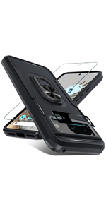 Amazon.com: Janmitta for Google Pixel 9/9 Pro Case with Screen Protector+Camera Lens Protector ...