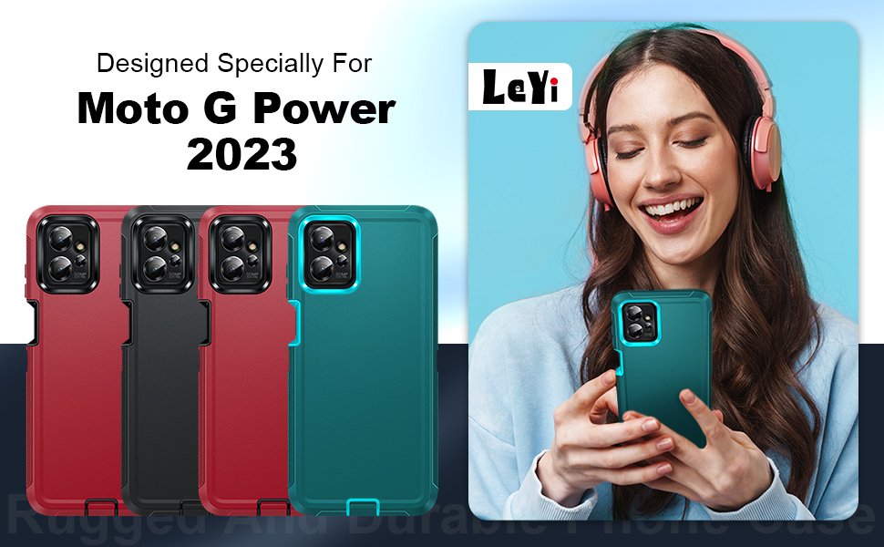 Amazon.com: LeYi for Motorola-Moto-G-Power-5G-2023-Case:[Not Fit G 5G 2023] with 2PCS Tempered ...