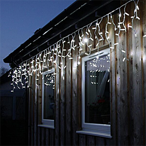 Icicle Christmas Lights Outdoor Decorations 1008 LED 98.4 FT 8 Modes ...