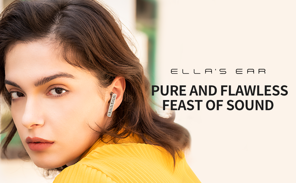 Amazon.com: ELLA'S EARS Wireless Earbuds for Women, Unprecedented Craftsmanship, 100 Hrs Play ...