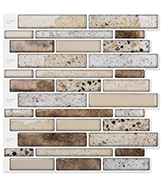 Art3d 10 Ft Peel and Stick Trim for Backsplash Tile Edge, Self-Adhesive Liner for Corner Decor ...