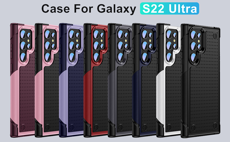 Amazon.com: TORRTOWAY Designed for Samsung Galaxy S22 Ultra Case Gift Militay Grade Drop ...