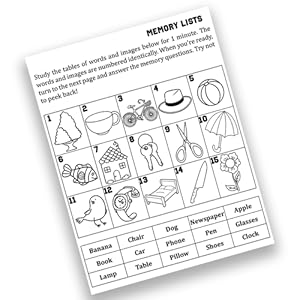 Memory Games For Seniors: Large Print Activity Book for the Elderly with Brain Exercises, Logic ...