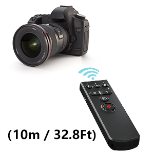 Amazon.com : AODELAN Wireless Camera Remote Control for Canon, Sony, Nikon - Zoom, Shutter ...