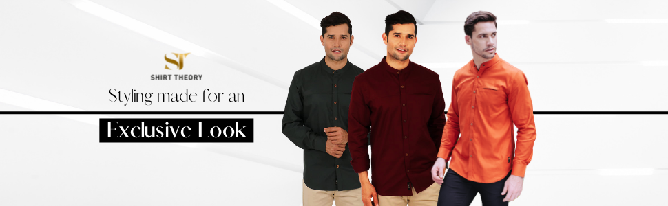 SHIRT THEORY Brown Striped Cotton Full Sleeves Casual Shirt for Men II ...