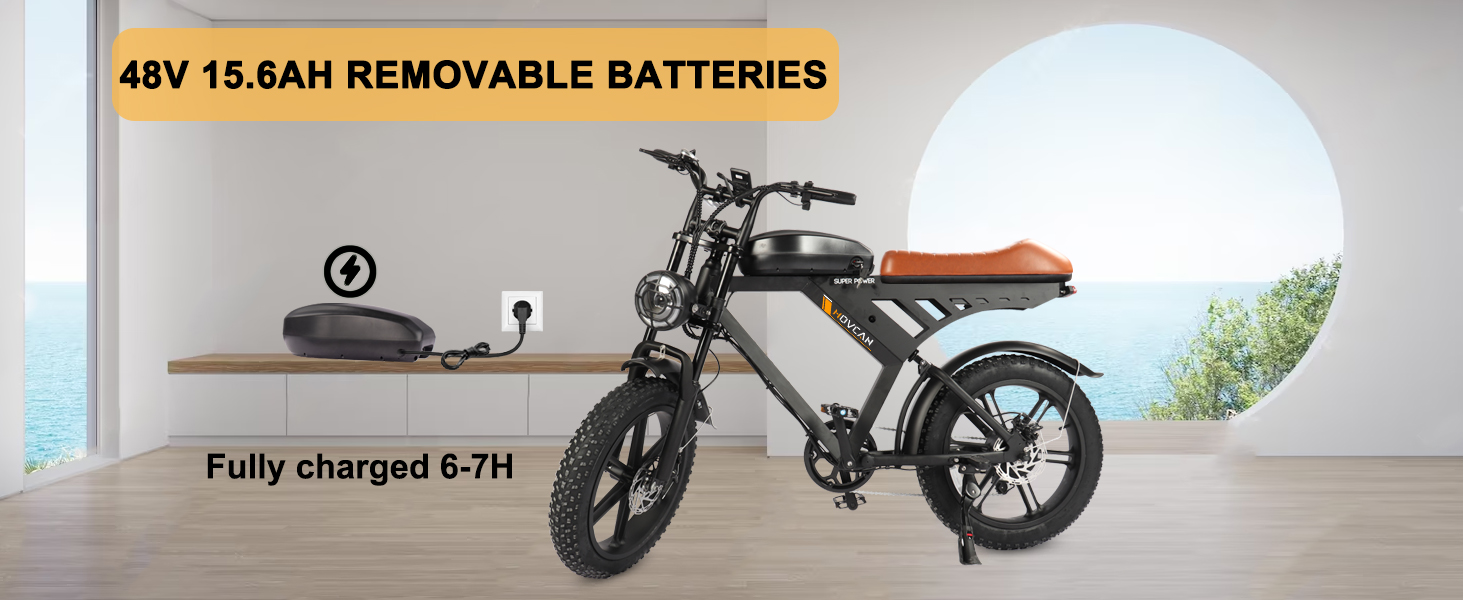 Amazon.com : MOVCAN V30 Electric Bike for Adults 1000W Motor,48V/15.6AH,Up to 28MPH & 70 Miles ...