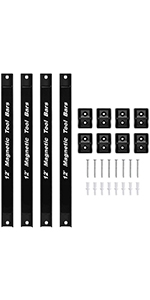 Amazon.com: swiftrans Magnetic Tool Holder 18 Inch 8 Pack Heavy Duty Magnet Tool Bar Strip Rack ...