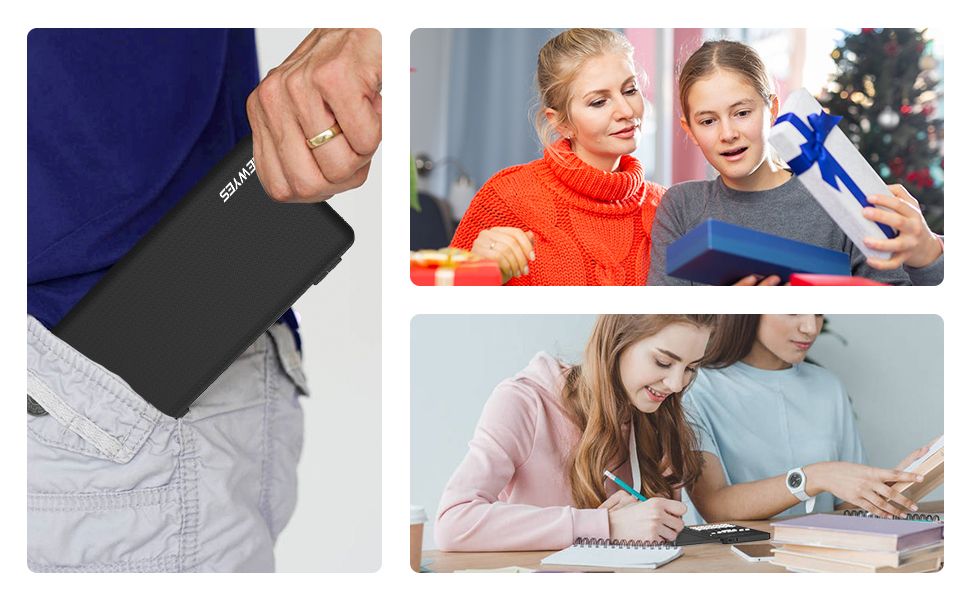 NEWYES Calculadora Científica de Ingeniería con Tableta de Escritura, con Batería Solar ...