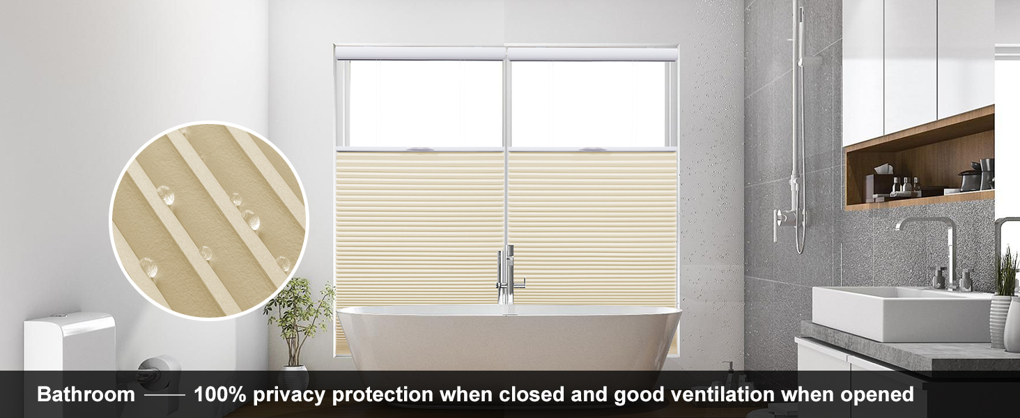 Amazon.com: Persilux Custom Window Blinds Top Down Bottom Up Cellular Shades Cordless Blackout ...
