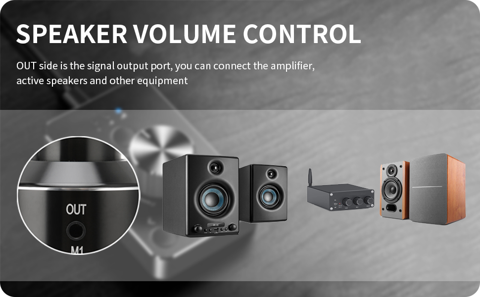 3.5mm Audio Adjuster, Mini Active Volume Control Knob, Volume ...