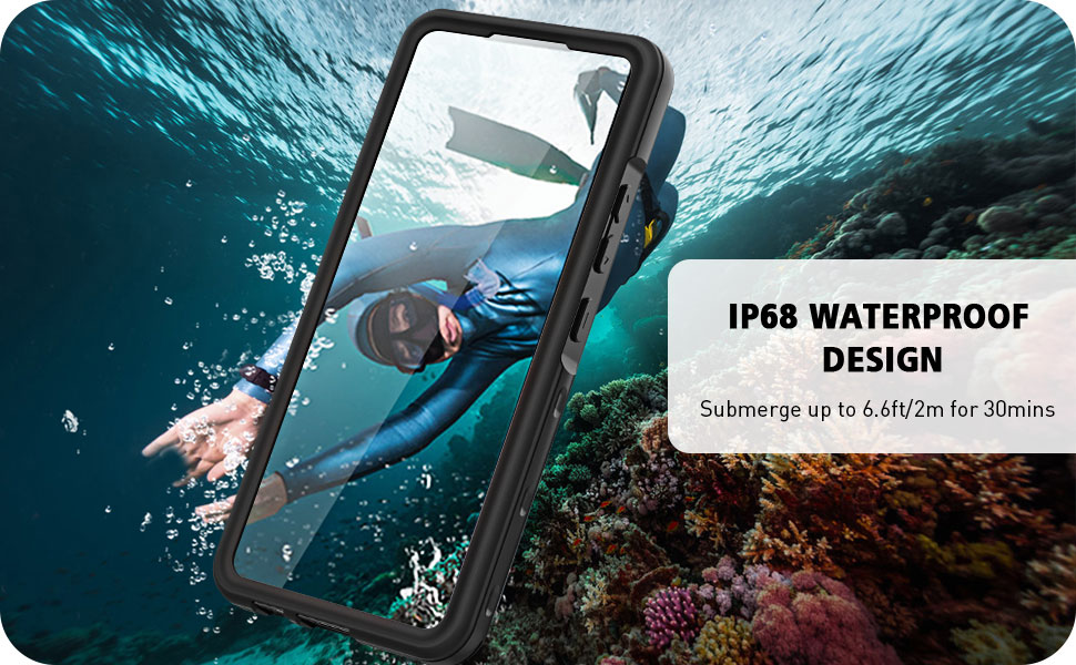 Amazon.com: AICase Waterproof Case for Samsung Galaxy A42 5G (6.6") Snowproof, Dustproof and ...