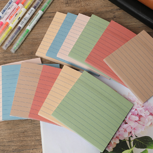 Amazon.com : (12 Pack) Lined Sticky Notes 4x4 in, 12 Bright Colors Self ...
