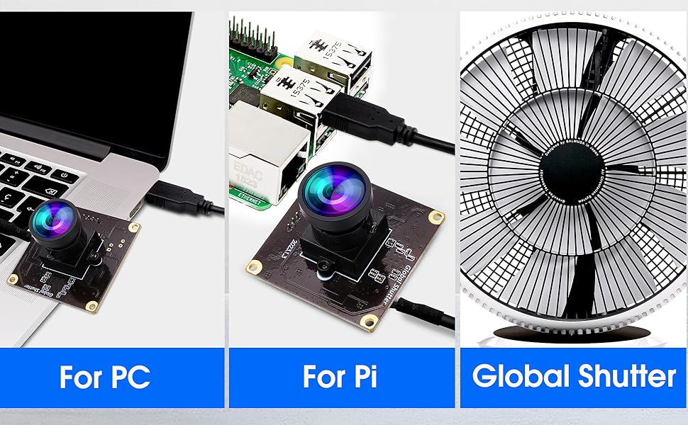 Amazon.com: Wecamera_usb High Speed Wide Angle Global Shutter USB Camera Module for Computer ...