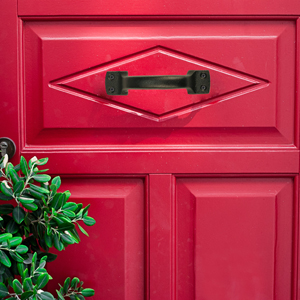 YWZHENYU Rustic Barn Door Handles Heavy Duty Cast Iron Gate Handle ...