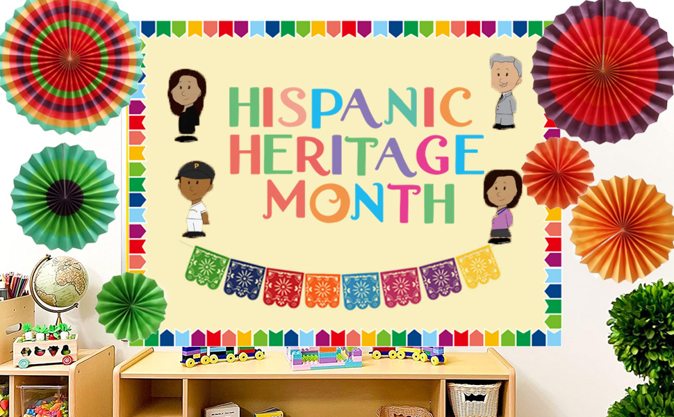 Amazon.com: Hispanic Heritage Month Bulletin Board,Latin Heritage Month ...