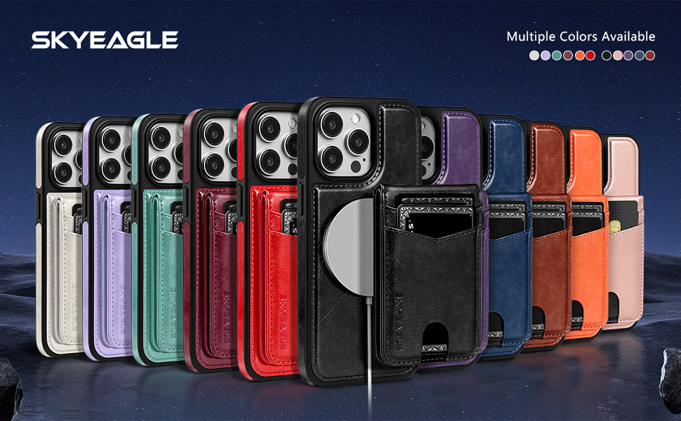 Amazon.com: SkyEagle for Compatible Magsafe Magnetic 2 in 1 Detachable iPhone 13 Pro Max Wallet ...