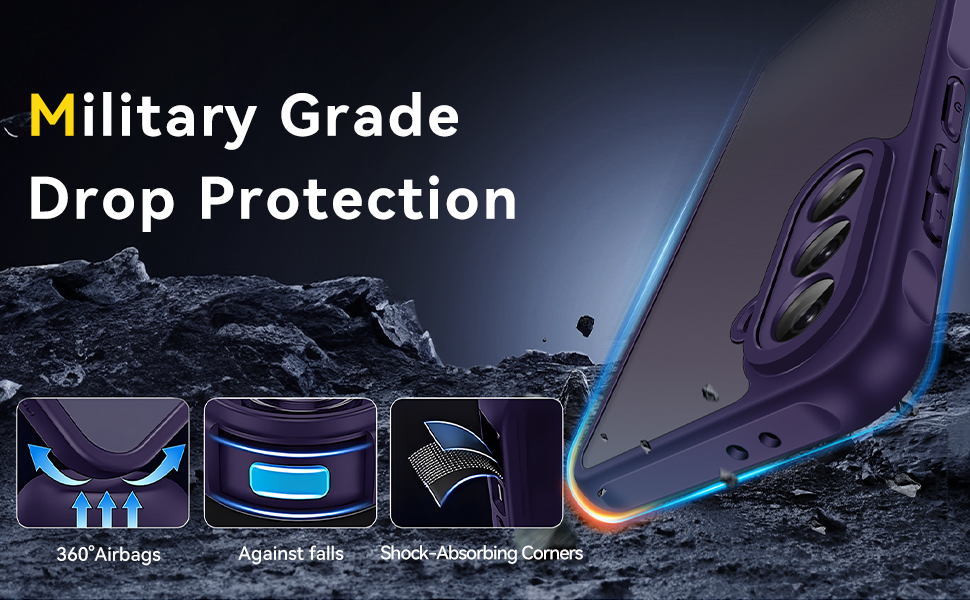 Amazon.com: ivoler 3-in-1 Case for Samsung Galaxy A36 5G 6.7" 2025 with 2 Pack Tempered Glass ...