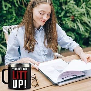 Amazon.com: WECACYD Louis Litt Mug - 'You Just Got Litt Up' TV Show Merchandise - Funny for ...