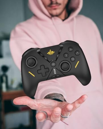 Amazon.com: MOGEMYTH Switch Controller, with Dual Vibration and 6-Axis ...