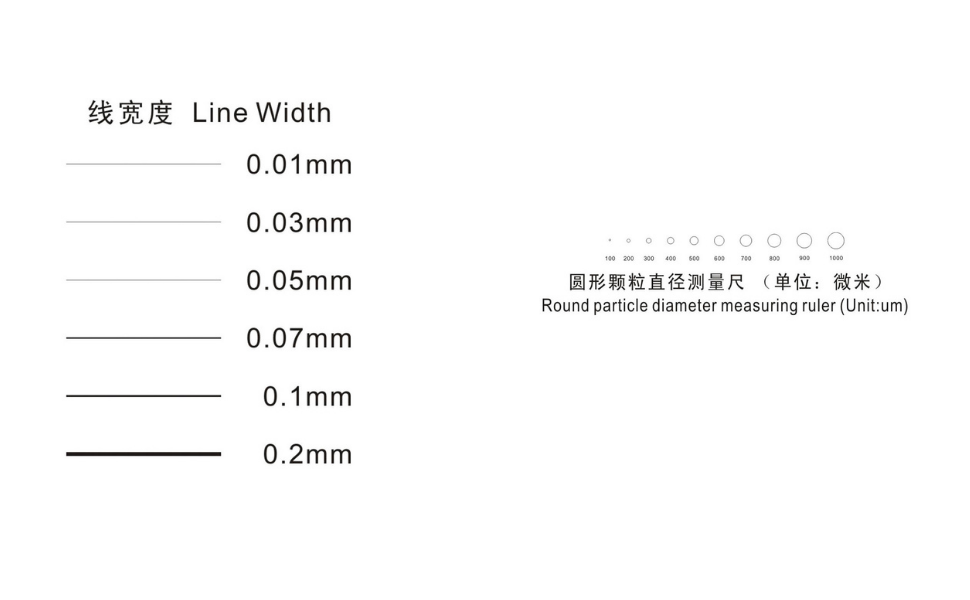 Amazon.com: 2PCS Ruler for Microscope, Micrometer Calibration Slide Line Width Particle Diameter ...