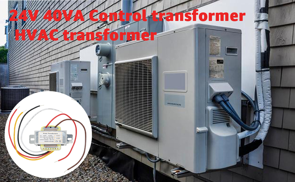 Transformador de control de 24 V 40 VA. Voltaje primario 120, 208, 240 V, 50 Hz - 60 Hz ...