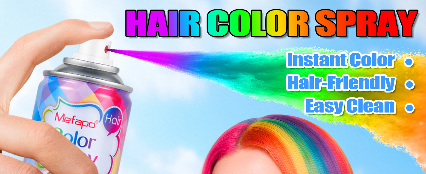 Amazon.com : Red Temporary Hair Color Spray for Kids Women, Red Hair Spray, Washable Temporary ...