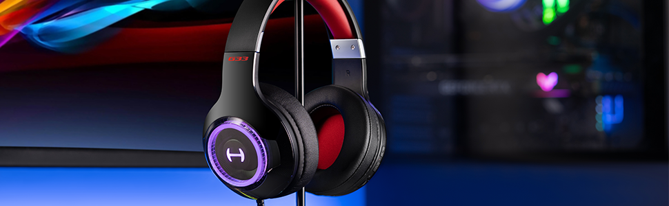 Edifier Hecate by G33 USB Gaming Headset, 7.1 Surround Sound, Over Ear ...