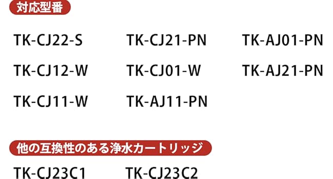 Amazon | 【JIS規格国内検査済み】 TK-CJ24C1 蛇口直結型浄水器 カートリッジ PFOS PFOAを含む 19物質除去 TK-CJ23C1 パナソニック 交換用カートリッジ ...