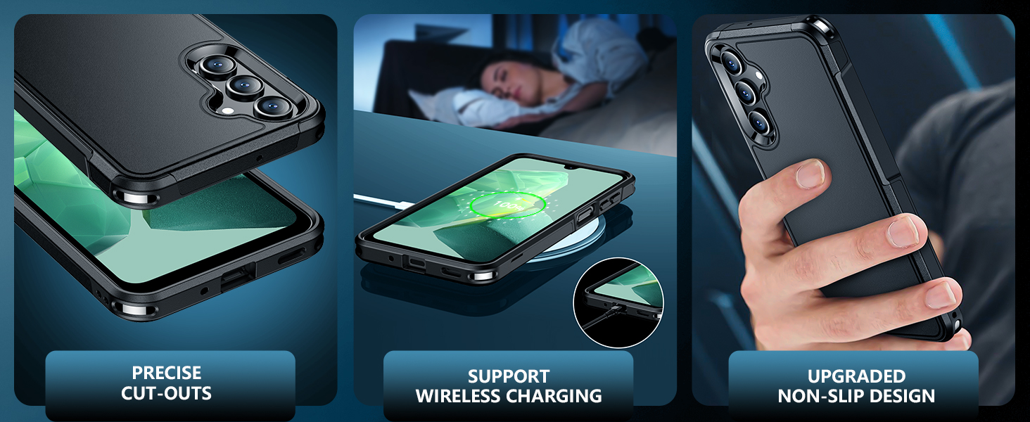 Amazon.com: SPIDERCASE for Samsung Galaxy A16 5G Phone Case, [12 FT Military Grade Drop ...