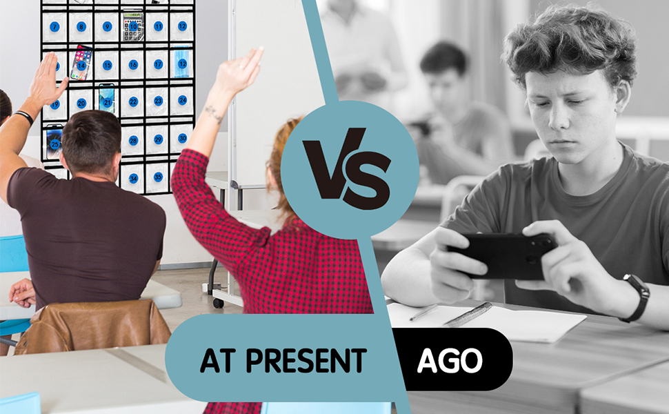 Amazon.com: 36 Pocket Charts for Classroom Cell Phones, 36 Clear Pocket ...