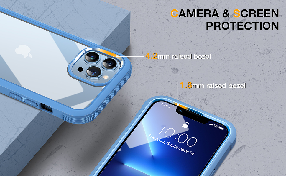 Amazon.com: Miracase Glass Case for iPhone 13 Pro Max 6.7 inch, 2021 Upgrade Full-Body Clear ...